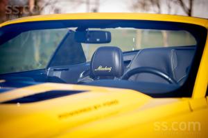 Yellow Ford Mustang 2015 in Riga, with an engine capacity of 3.70 L and mileage of 130 thousand km for 26500 €, photo 4 on AUTOMOTO.COM.LV