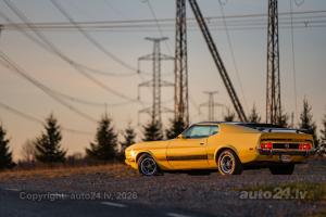 Yellow Ford Mustang 1973 in Tallinn, with an engine capacity of 5.00 L and mileage of 109 thousand km for 28500 €, photo  on AUTOMOTO.COM.LV