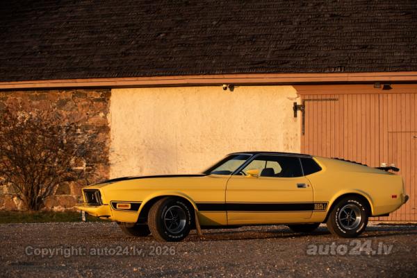 Yellow Ford Mustang 1973 in Tallinn, with an engine capacity of 5.00 L and mileage of 109 thousand km for 28500 €, photo 3 on AUTOMOTO.COM.LV