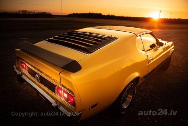 Yellow Ford Mustang 1973 in Tallinn, with an engine capacity of 5.00 L and mileage of 109 thousand km for 28500 €, photo 8 on AUTOMOTO.COM.LV