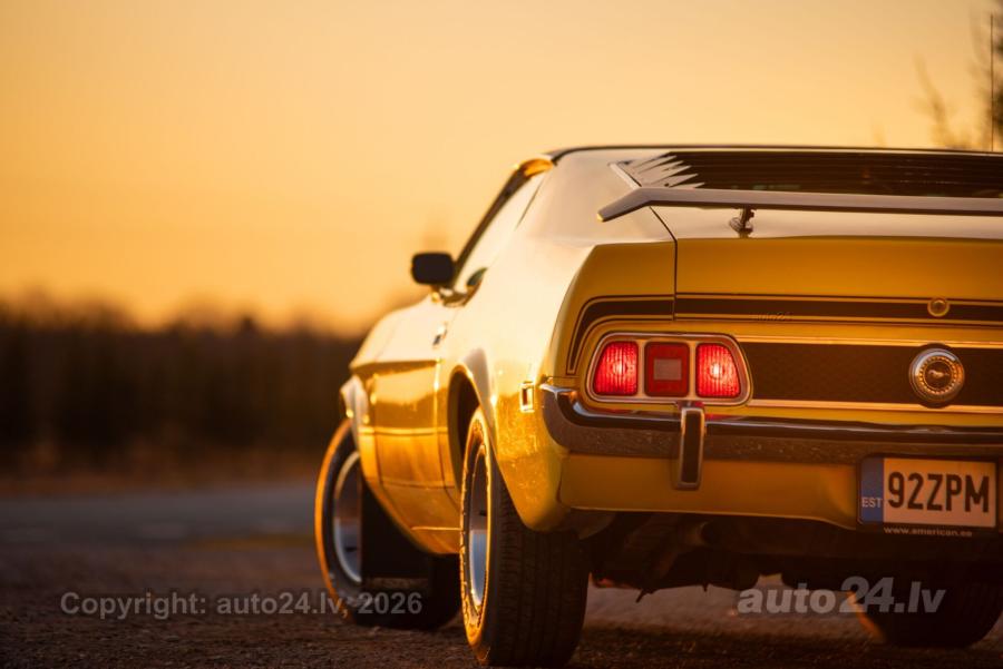 Dzeltens Ford Mustang 1973 Tallina, ar dzinēja tilpumu 5.00 L un nobraukumu 109 tūkst. km par 28500 €, foto 10 vietnē AUTOMOTO.COM.LV