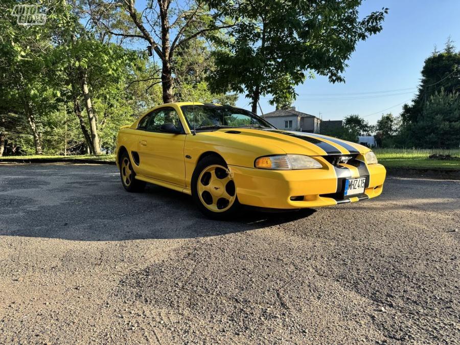 Dzeltens Ford Mustang 1998 Kelmė, ar dzinēja tilpumu 4.60 L un nobraukumu 153 tūkst. km par 6600 €, foto 1 vietnē AUTOMOTO.COM.LV