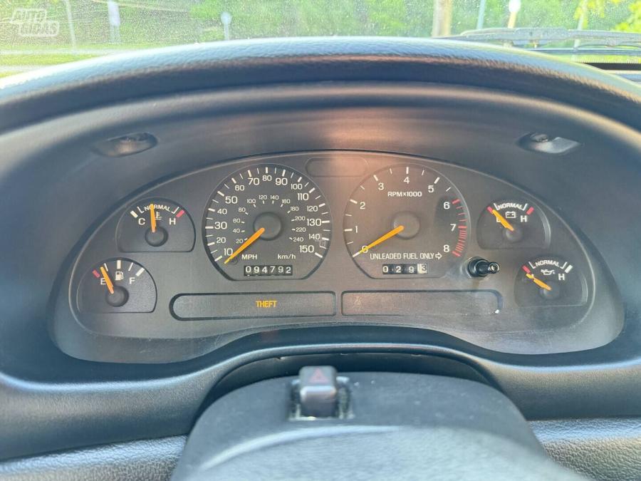 Dzeltens Ford Mustang 1998 Kelmė, ar dzinēja tilpumu 4.60 L un nobraukumu 153 tūkst. km par 6600 €, foto 15 vietnē AUTOMOTO.COM.LV