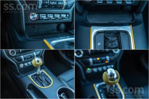 Yellow Ford Mustang 2018 in Riga, with an engine capacity of 2.30 L and mileage of 180 thousand km for 19200 €, photo 14 on AUTOMOTO.COM.LV