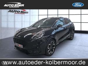 Black Ford Puma 2021 in Kaunas, with an engine capacity of 1.00 L and mileage of 32 thousand km for 23667 €, photo  on AUTOMOTO.COM.LV
