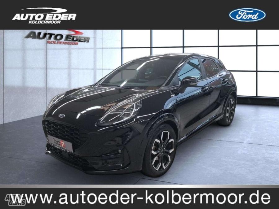 Black Ford Puma 2021 in Kaunas, with an engine capacity of 1.00 L and mileage of 32 thousand km for 23667 €, photo 1 on AUTOMOTO.COM.LV
