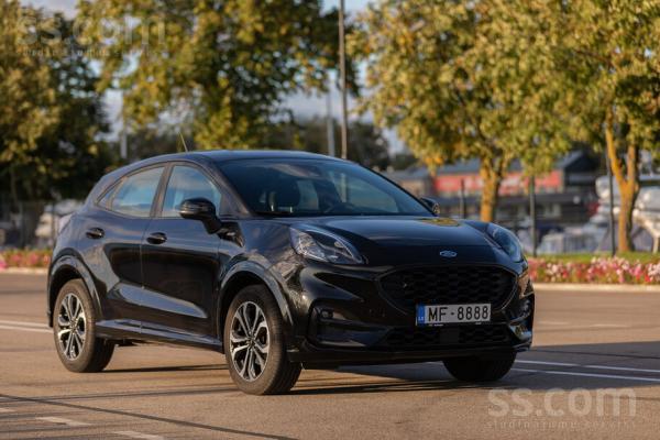 Black Ford Puma 2021 in Riga, with an engine capacity of 1.00 L and mileage of 42 thousand km for 15400 €, photo 1 on AUTOMOTO.COM.LV