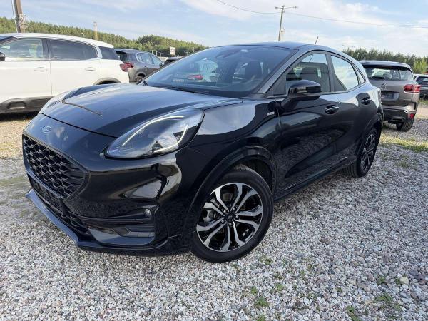 Black Ford Puma 2022 in Vilnius, with an engine capacity of 1.00 L and mileage of 176 thousand km for 11500 €, photo 2 on AUTOMOTO.COM.LV