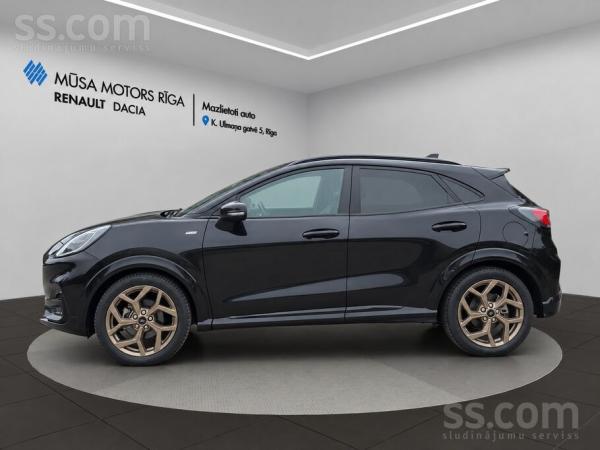 Black Ford Puma 2023 in Riga, with an engine capacity of 1.00 L and mileage of 72 thousand km for 17495 €, photo 9 on AUTOMOTO.COM.LV