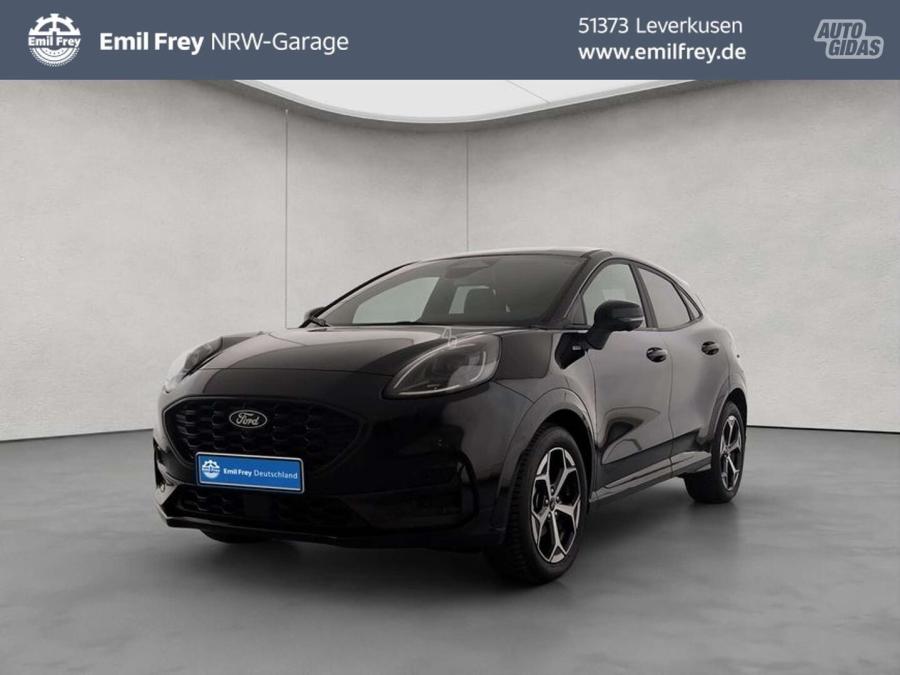 Black Ford Puma 2024 in Kaunas, with an engine capacity of 1.00 L and mileage of 19 thousand km for 29962 €, photo 1 on AUTOMOTO.COM.LV