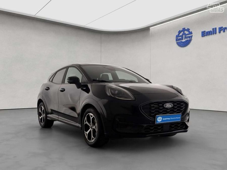 Black Ford Puma 2024 in Kaunas, with an engine capacity of 1.00 L and mileage of 19 thousand km for 29962 €, photo 9 on AUTOMOTO.COM.LV