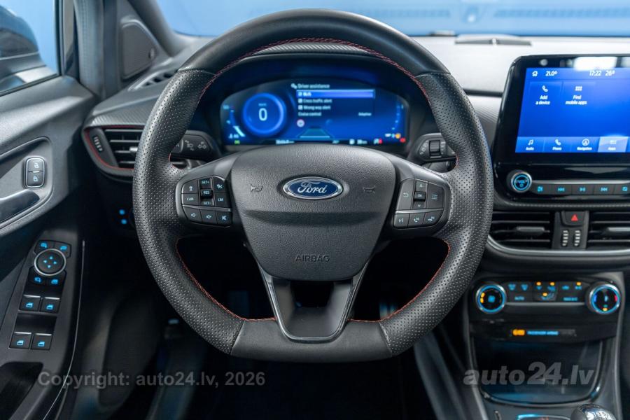 Black Ford Puma 2021 in Tallinn, with an engine capacity of 1.00 L and mileage of 36 thousand km for 15900 €, photo 12 on AUTOMOTO.COM.LV