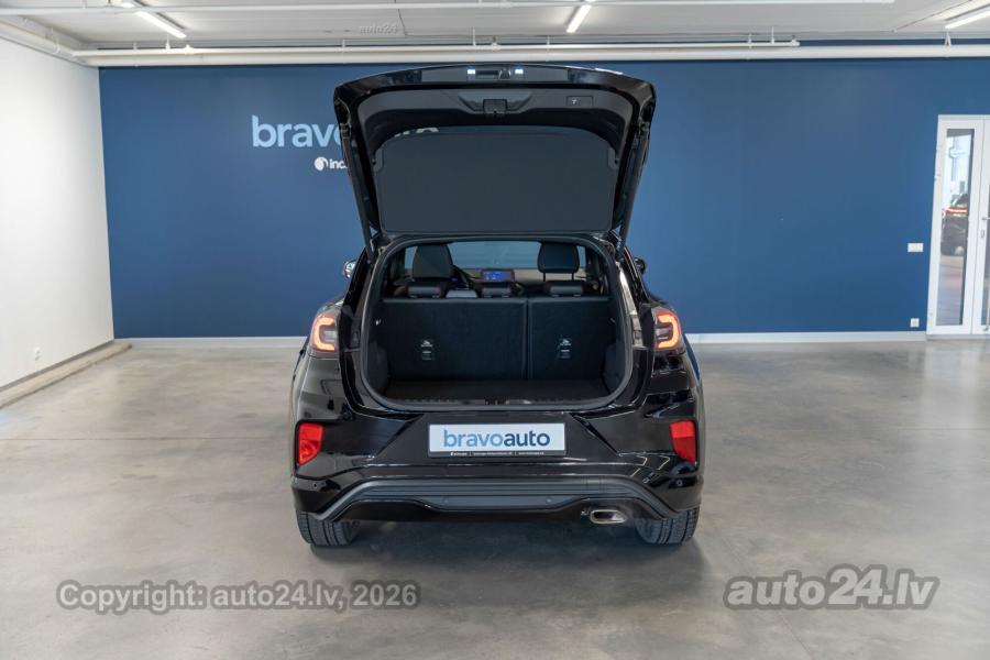 Black Ford Puma 2021 in Tallinn, with an engine capacity of 1.00 L and mileage of 36 thousand km for 15900 €, photo 18 on AUTOMOTO.COM.LV