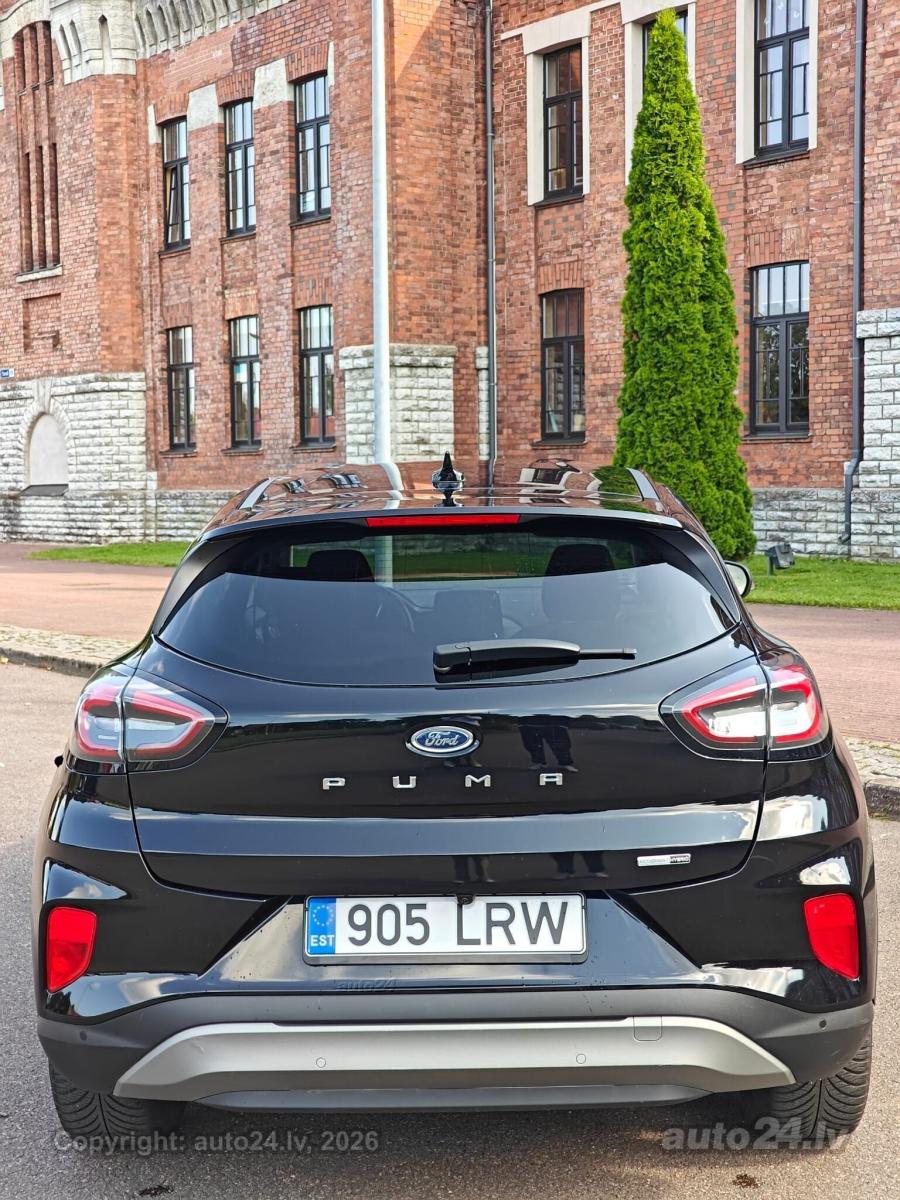 Black Ford Puma 2021 in Tallinn, with an engine capacity of 1.00 L and mileage of 49 thousand km for 13500 €, photo 5 on AUTOMOTO.COM.LV