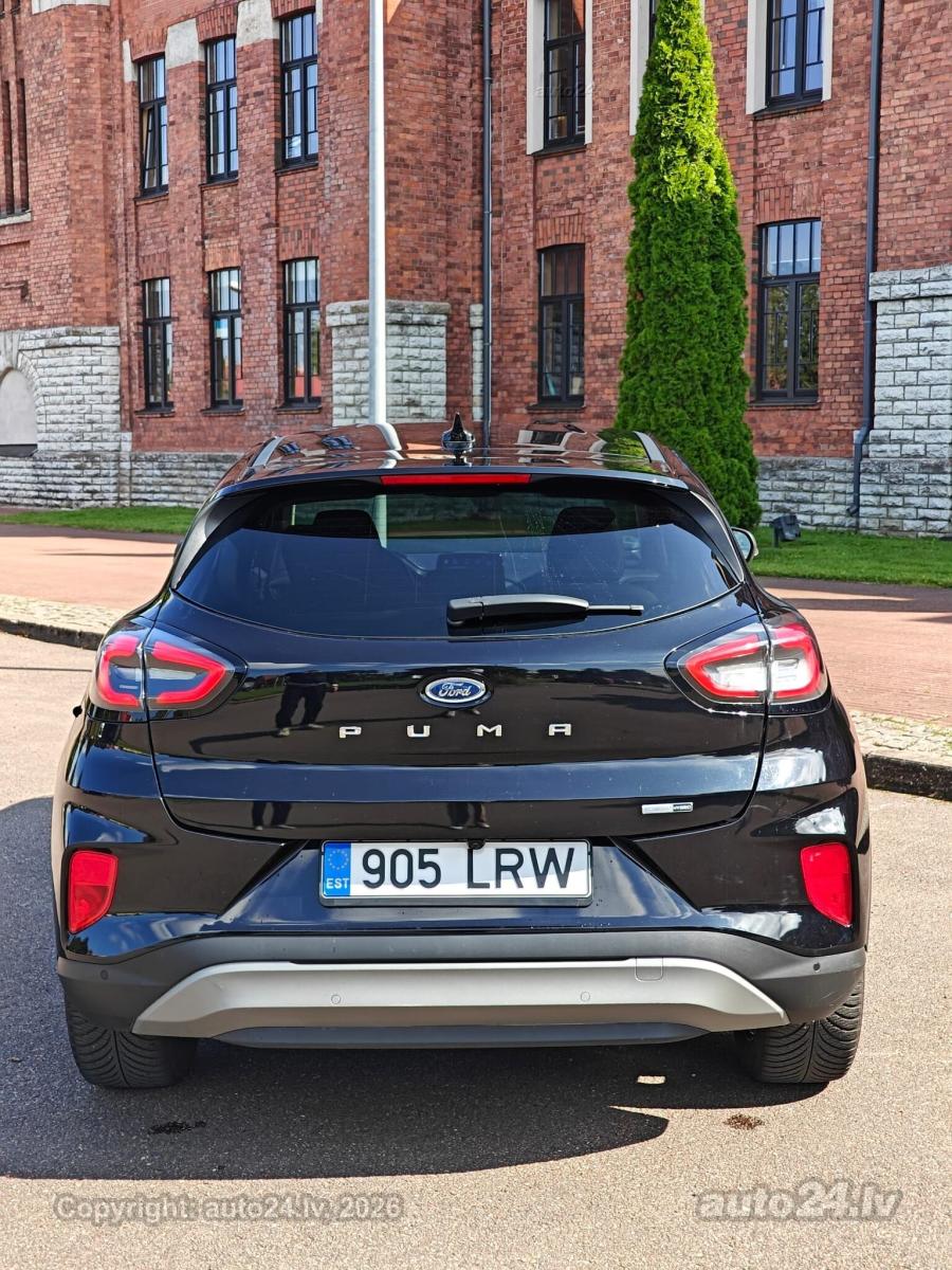 Black Ford Puma 2021 in Tallinn, with an engine capacity of 1.00 L and mileage of 49 thousand km for 13500 €, photo 13 on AUTOMOTO.COM.LV