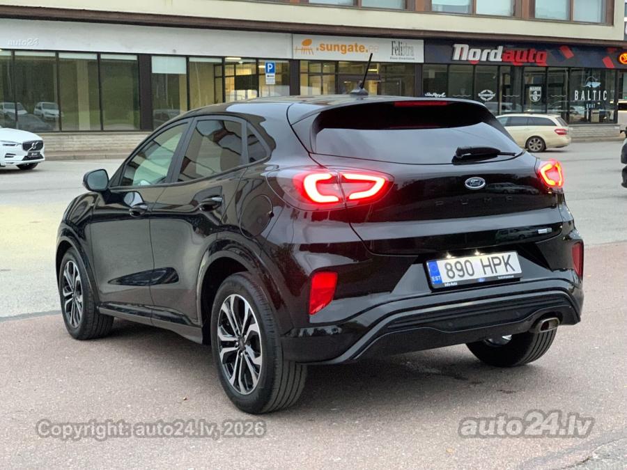 Black Ford Puma 2022 in Tallinn, with an engine capacity of 1.00 L and mileage of 161 thousand km for 12900 €, photo 4 on AUTOMOTO.COM.LV