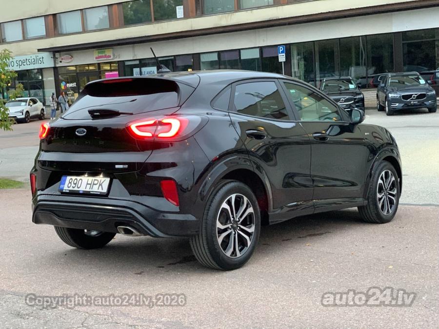 Black Ford Puma 2022 in Tallinn, with an engine capacity of 1.00 L and mileage of 161 thousand km for 12900 €, photo 5 on AUTOMOTO.COM.LV