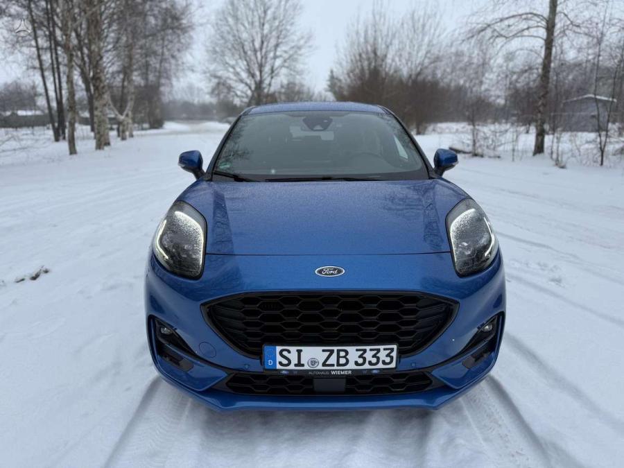 Blue Ford Puma 2020 in Marijampole, with an engine capacity of 1.00 L and mileage of 87 thousand km for 13000 €, photo 2 on AUTOMOTO.COM.LV