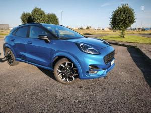 Blue Ford Puma 2020 in Kaunas, with an engine capacity of 1.00 L and mileage of 98 thousand km for 13800 €, photo  on AUTOMOTO.COM.LV
