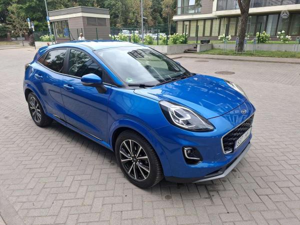 Blue Ford Puma 2020 in Vilnius, with an engine capacity of 1.00 L and mileage of 18 thousand km for 9700 €, photo 3 on AUTOMOTO.COM.LV