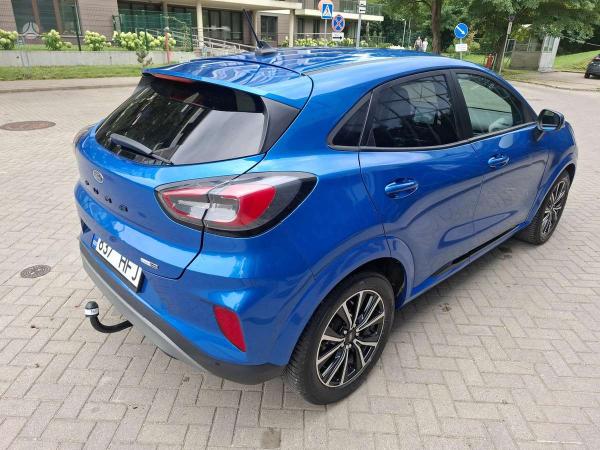 Blue Ford Puma 2020 in Vilnius, with an engine capacity of 1.00 L and mileage of 18 thousand km for 9700 €, photo 5 on AUTOMOTO.COM.LV
