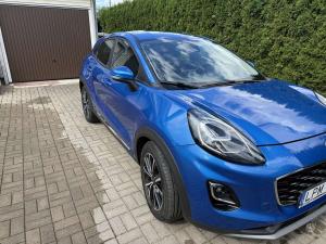 Blue Ford Puma 2020 in Vilnius, with an engine capacity of 1.00 L and mileage of 77 thousand km for 13400 €, photo 3 on AUTOMOTO.COM.LV