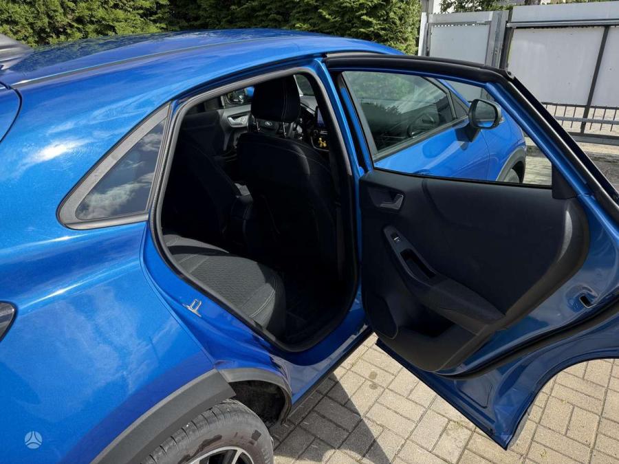 Blue Ford Puma 2020 in Vilnius, with an engine capacity of 1.00 L and mileage of 77 thousand km for 13400 €, photo 12 on AUTOMOTO.COM.LV