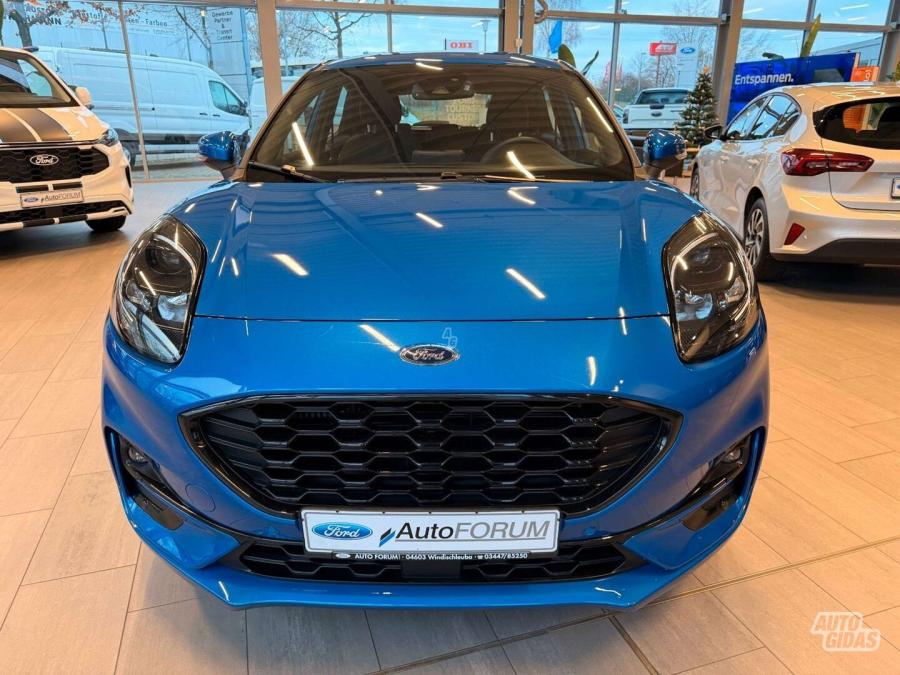 Blue Ford Puma 2021 in Kaunas, with an engine capacity of 1.00 L and mileage of 25 thousand km for 21688 €, photo 3 on AUTOMOTO.COM.LV