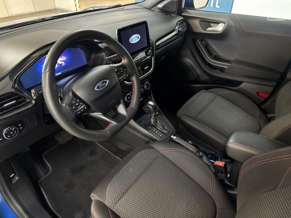 Blue Ford Puma 2021 in Vilnius, with an engine capacity of 1.00 L and mileage of 54 thousand km for 16500 €, photo 8 on AUTOMOTO.COM.LV