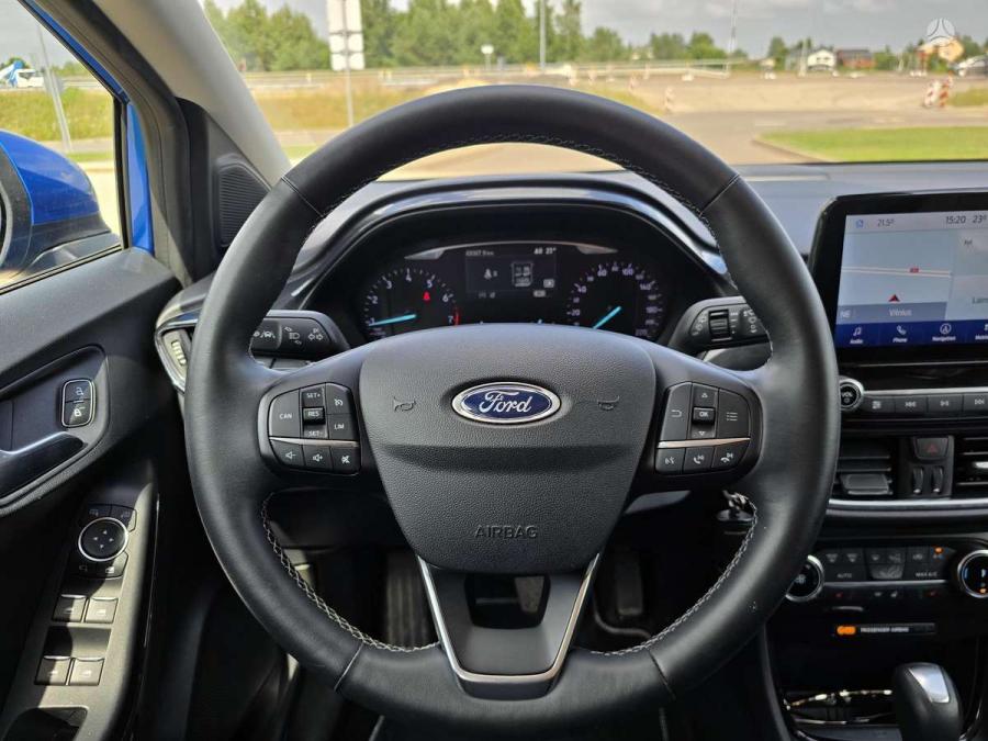 Blue Ford Puma 2021 in Vilnius, with an engine capacity of 1.00 L and mileage of 48 thousand km for 14000 €, photo 11 on AUTOMOTO.COM.LV