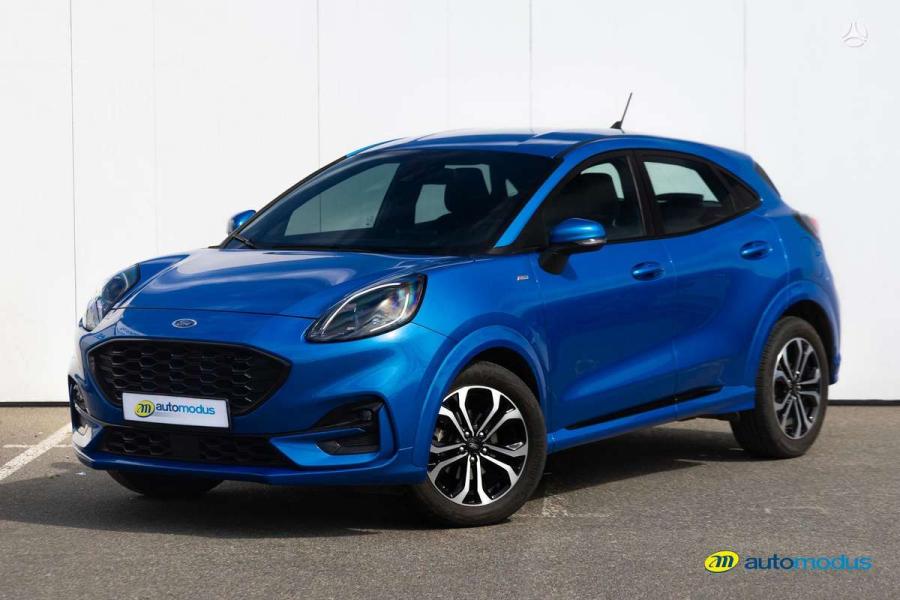 Zils Ford Puma 2023 Viļņa, ar dzinēja tilpumu 1.00 L un nobraukumu 35 tūkst. km par 18990 €, foto 1 vietnē AUTOMOTO.COM.LV