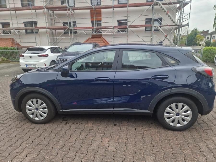 Blue Ford Puma 2021 in Riga, with an engine capacity of 1.00 L and mileage of 75 thousand km for 12500 €, photo 9 on AUTOMOTO.COM.LV