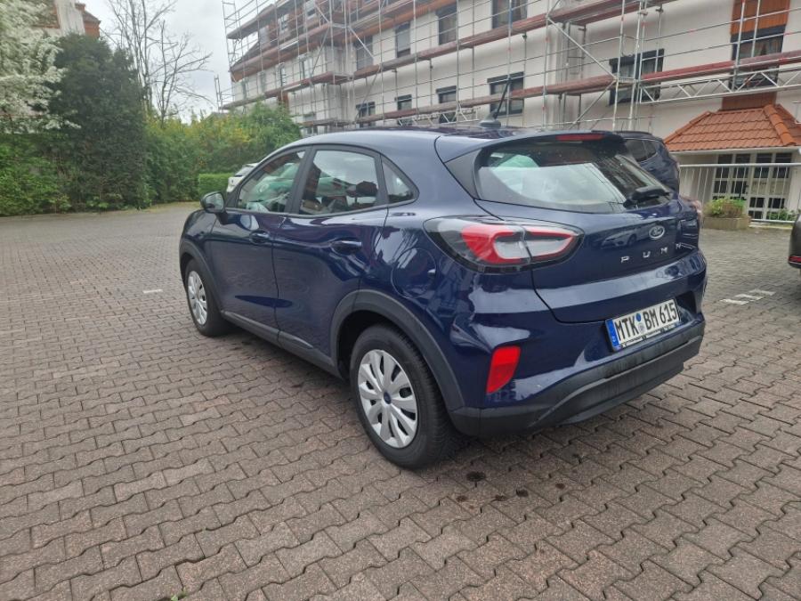 Blue Ford Puma 2021 in Riga, with an engine capacity of 1.00 L and mileage of 75 thousand km for 12500 €, photo 10 on AUTOMOTO.COM.LV