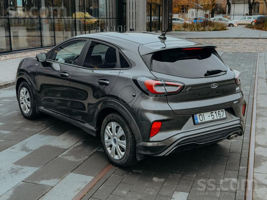 Grey Ford Puma 2020 in Riga, with an engine capacity of 1.00 L and mileage of 179 thousand km for 10500 €, photo 14 on AUTOMOTO.COM.LV
