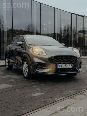 Grey Ford Puma 2020 in Riga, with an engine capacity of 1.00 L and mileage of 180 thousand km for 9500 €, photo  on AUTOMOTO.COM.LV