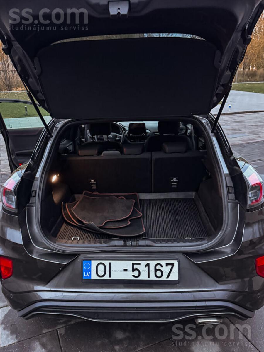 Grey Ford Puma 2020 in Riga, with an engine capacity of 1.00 L and mileage of 180 thousand km for 9100 €, photo 10 on AUTOMOTO.COM.LV