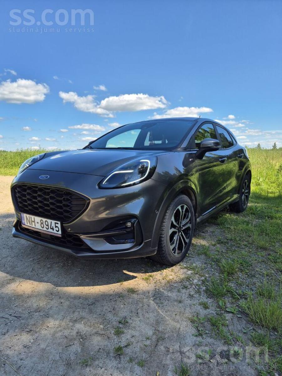 Grey Ford Puma 2020 in Riga, with an engine capacity of 1.00 L and mileage of 60 thousand km for 14500 €, photo 1 on AUTOMOTO.COM.LV