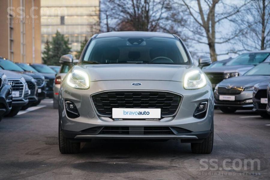 Grey Ford Puma 2021 in Riga, with an engine capacity of 1.00 L and mileage of 71 thousand km for 16790 €, photo 22 on AUTOMOTO.COM.LV