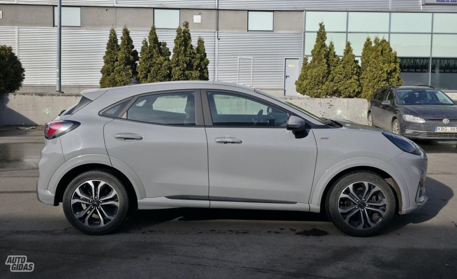 Grey Ford Puma 2021 in Vilnius, with an engine capacity of 1.00 L and mileage of 111 thousand km for 14800 €, photo 2 on AUTOMOTO.COM.LV