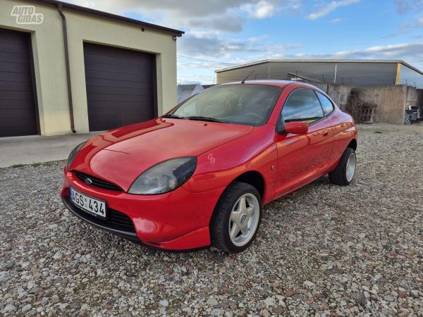 Red Ford Puma 1998 in Klaipeda, with an engine capacity of 1.40 L and mileage of 37 thousand km for 3999 €, photo 1 on AUTOMOTO.COM.LV