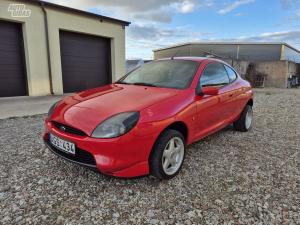 Red Ford Puma 1998 in Klaipeda, with an engine capacity of 1.40 L and mileage of 37 thousand km for 3999 €, photo  on AUTOMOTO.COM.LV