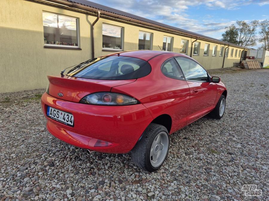 Red Ford Puma 1998 in Klaipeda, with an engine capacity of 1.40 L and mileage of 37 thousand km for 3999 €, photo 7 on AUTOMOTO.COM.LV