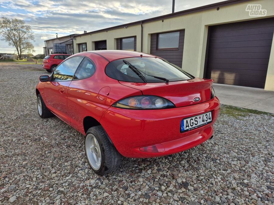 Red Ford Puma 1998 in Klaipeda, with an engine capacity of 1.40 L and mileage of 37 thousand km for 3999 €, photo 8 on AUTOMOTO.COM.LV