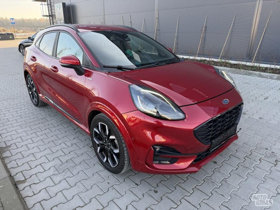 Red Ford Puma 2020 in Vilnius, with an engine capacity of 1.00 L and mileage of 103 thousand km for 14950 €, photo 3 on AUTOMOTO.COM.LV