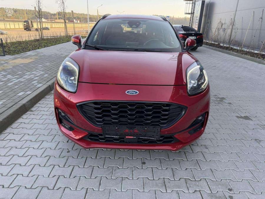 Red Ford Puma 2020 in Vilnius, with an engine capacity of 1.00 L and mileage of 103 thousand km for 14950 €, photo 3 on AUTOMOTO.COM.LV