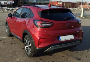 Red Ford Puma 2021 in Klaipeda, with an engine capacity of 1.00 L and mileage of 62 thousand km for 16200 €, photo 5 on AUTOMOTO.COM.LV