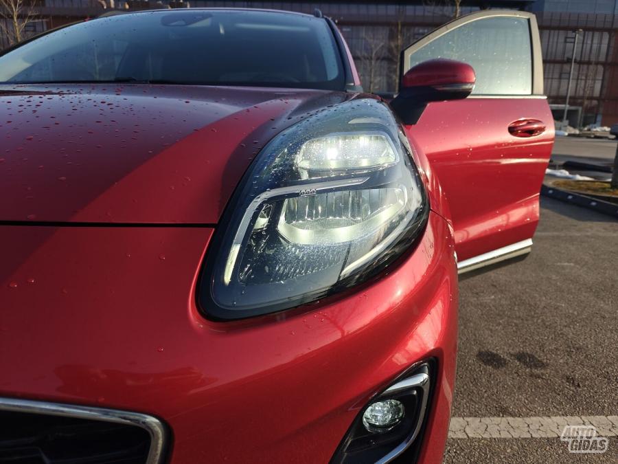 Red Ford Puma 2021 in Klaipeda, with an engine capacity of 1.00 L and mileage of 62 thousand km for 16200 €, photo 27 on AUTOMOTO.COM.LV