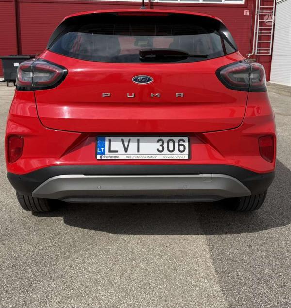 Red Ford Puma 2021 in Klaipeda, with an engine capacity of 1.00 L and mileage of 114 thousand km for 15500 €, photo 4 on AUTOMOTO.COM.LV