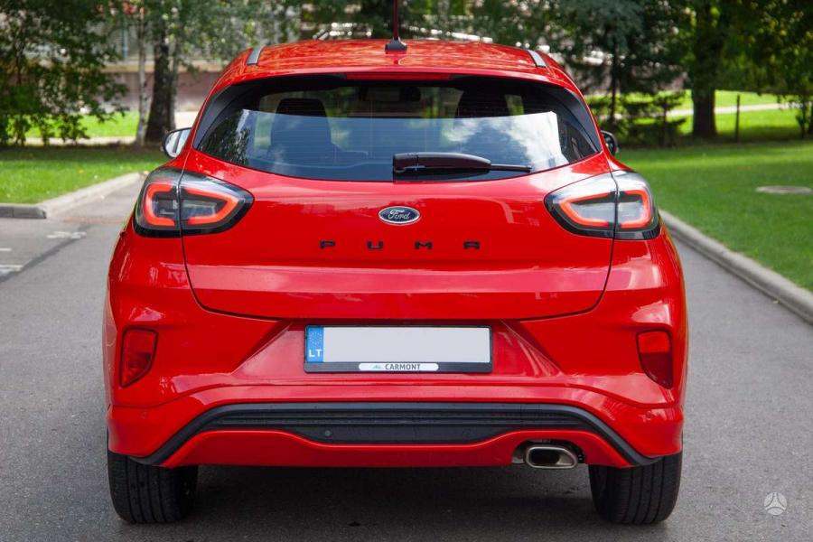 Sarkans Ford Puma 2021 Viļņa, ar dzinēja tilpumu 1.00 L un nobraukumu 78 tūkst. km par 14200 €, foto 5 vietnē AUTOMOTO.COM.LV