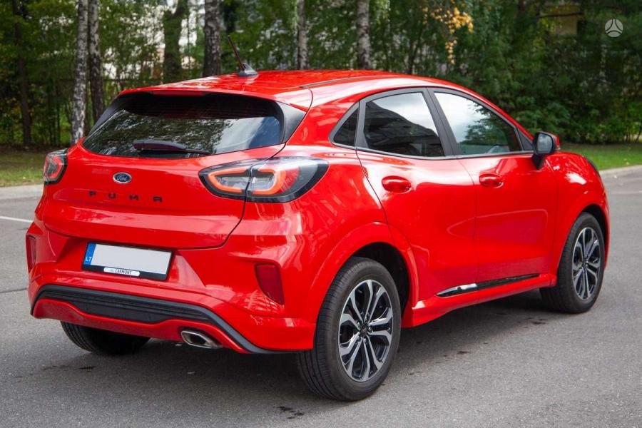 Sarkans Ford Puma 2021 Viļņa, ar dzinēja tilpumu 1.00 L un nobraukumu 78 tūkst. km par 14200 €, foto 6 vietnē AUTOMOTO.COM.LV